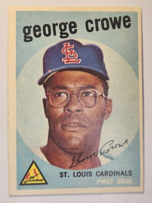 1959 Topps #337 George Crowe | eBay