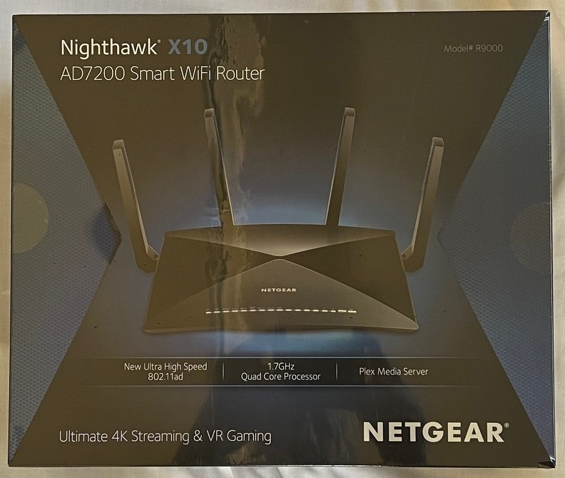 NEW NETGEAR Nighthawk X10 AD7200 Mbps 7 Port Smart Wireless Router ...
