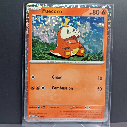 Holo Fuecoco 002/015 Pokemon TCG McDonald's Promo Card | eBay