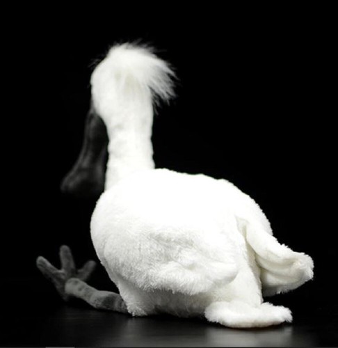 30cm White Gray Spoonbill Bird Plush Toy Stuffed Animal Soft Doll Kids ...