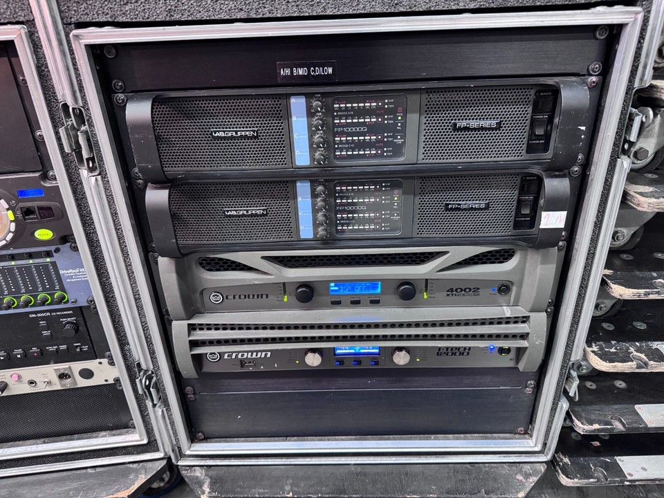 JBL VerTec Line Array Speaker PA System, 18 VT4888, 10 VT4880 Subs, Amp ...