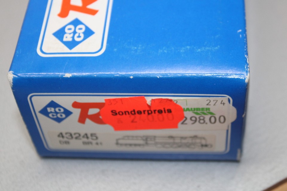 Roco Empty Carton 43245 Steam Locomotive Series 41 DB Gauge H0 | eBay