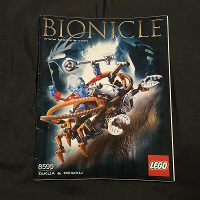 LEGO Bionicle 8595 Takua & Pewku | Complete + Instructions | VGC | eBay UK