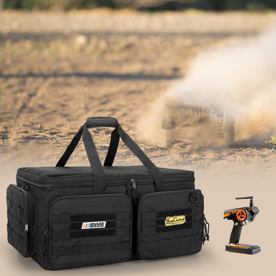 Lightweight Multi-Pocket RC Bag for 1/8 & 1/10 Vehicles - Ideal for ...