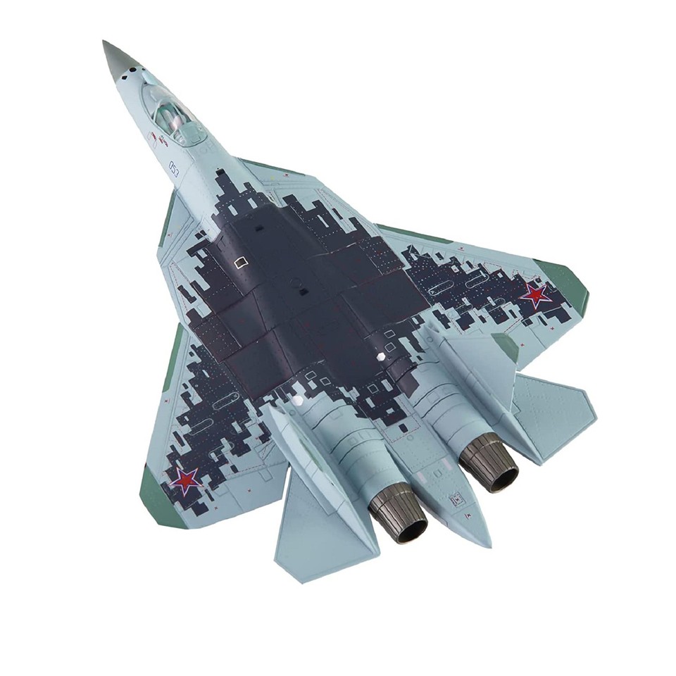 1/100 SU57 Air Force Su-57 Stealth Fighter Aircraft Model Military ...