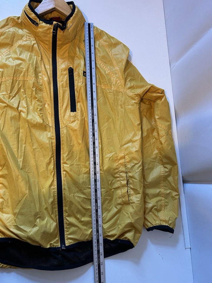 Onitsuka Tiger ASICS yellow track jacket vintage Y2K size L | eBay UK