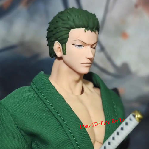 1/12 ONE PIECE Roronoa Zoro Head Carving For 6" Romankey Storm SHF ...