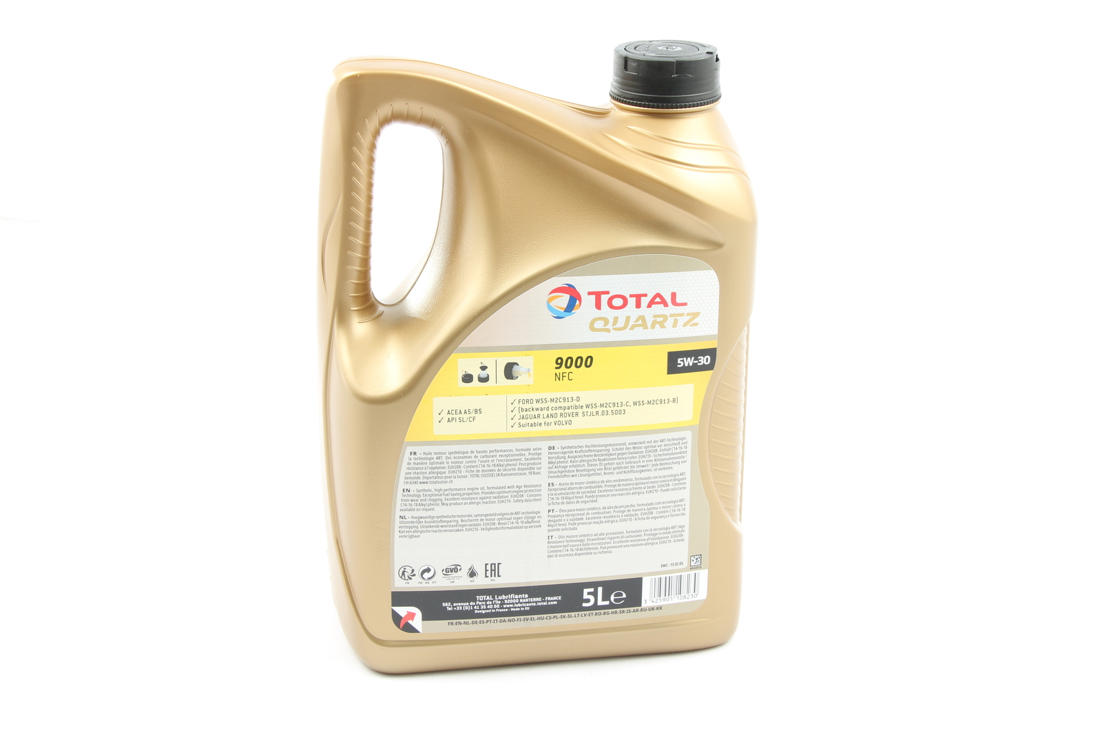 Original TOTAL Motoröl Quartz 9000 FUTURE NFC 5W30 5 Liter ACEA A5/B5 ...