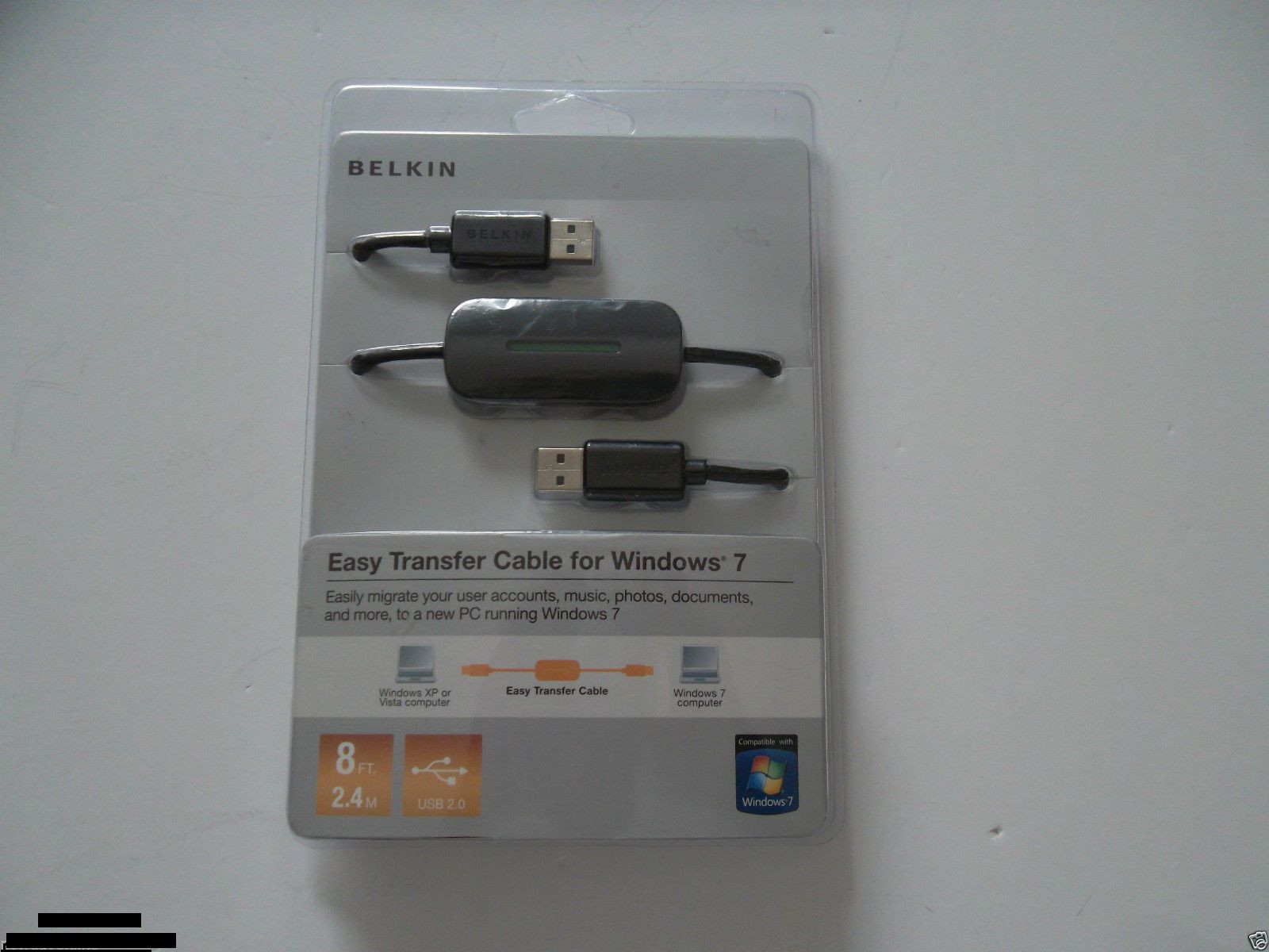 Easy Transfer USB Cable For Windows XP Vista to Windows 7 8830-01645 ...