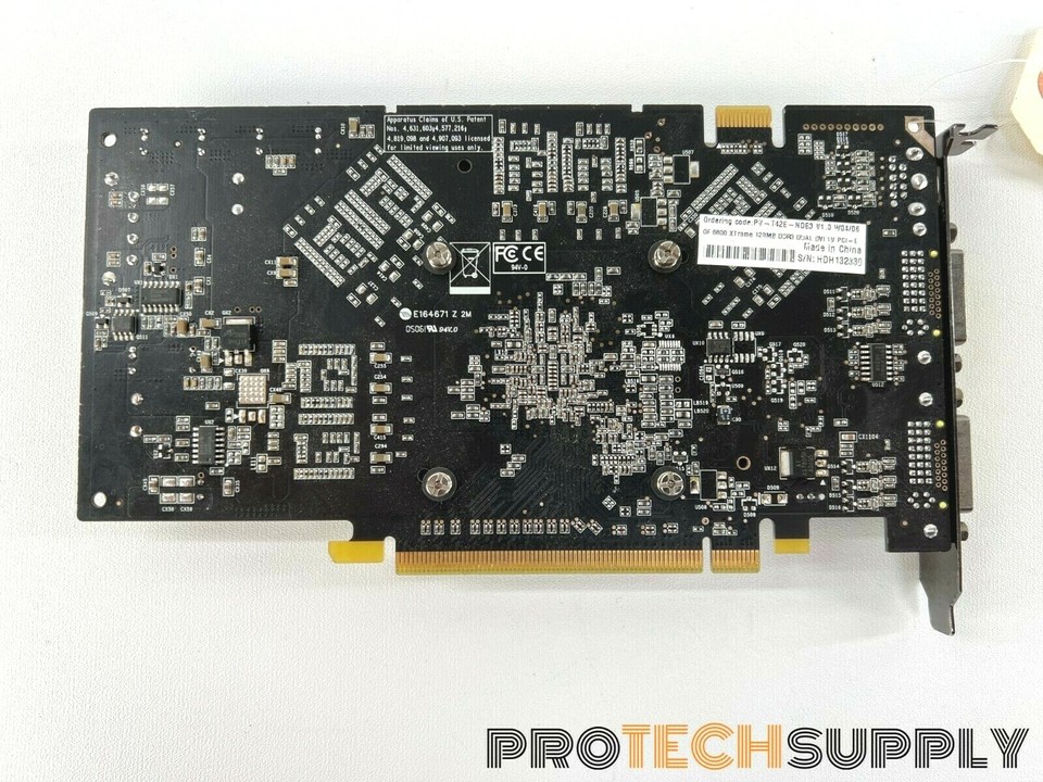 XFX Nvidia GeForce 6800 XT PV-T42E-NDE3 128MB DDR3 Graphics Card GPU W ...