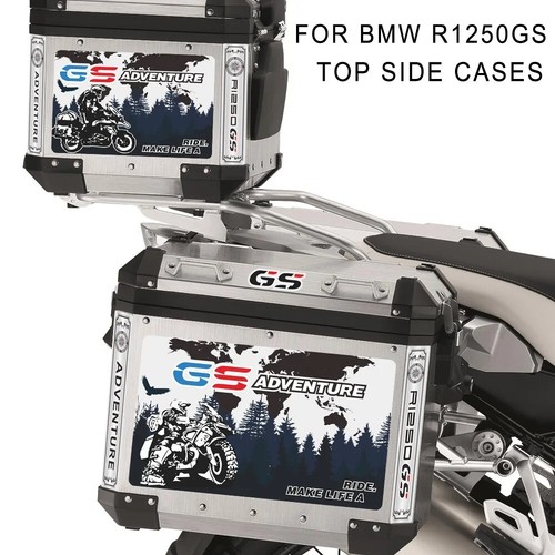 Motorcycle tail top side box luggage compartment sticker suitable for ...