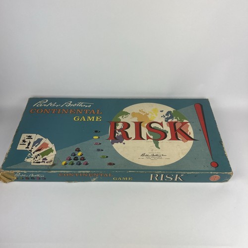 VINTAGE Incomplete Risk Parker Brothers Board Game 1959 | eBay