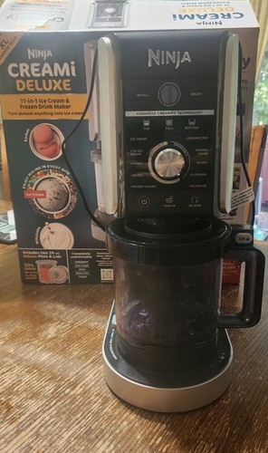 Ninja NC501 CREAMi Deluxe 11-in-1 Ice Cream & Frozen Treat Maker NC ...