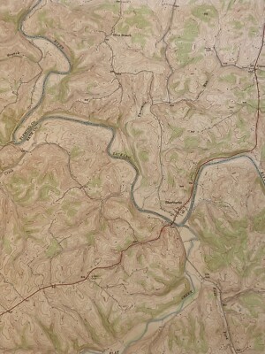 1952 Sherburne KY Quadrangle Topographic Map Fleming & Bath County ...