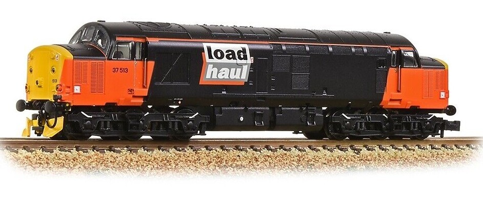 Graham Farish 371-152 Class 37/5 Refurbished 37513 Loadhaul Livery DCC6 ...