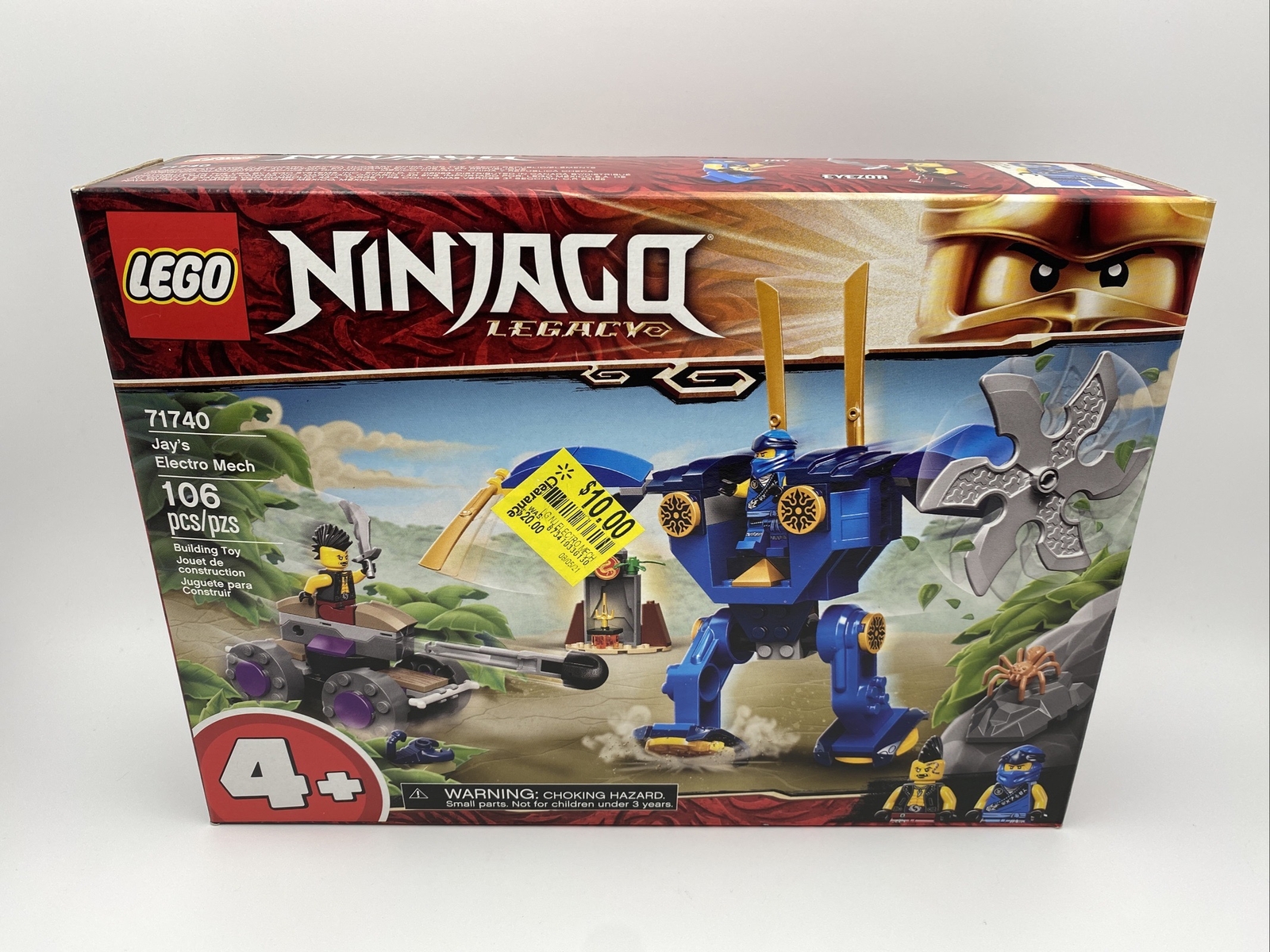 LEGO (71740) NINJAGO Legacy Jay's Electro Mech Ninja New Sealed Retired ...