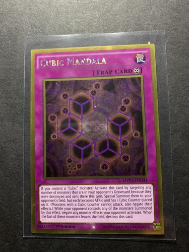Yugioh - Cubic Mandala (Gold Rare) (1st Edition) - MVP1-ENG44 (P) | eBay