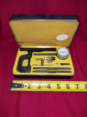 CRAFTSMAN MACHINIST DIAL INDICATOR SET CASE NICE | eBay