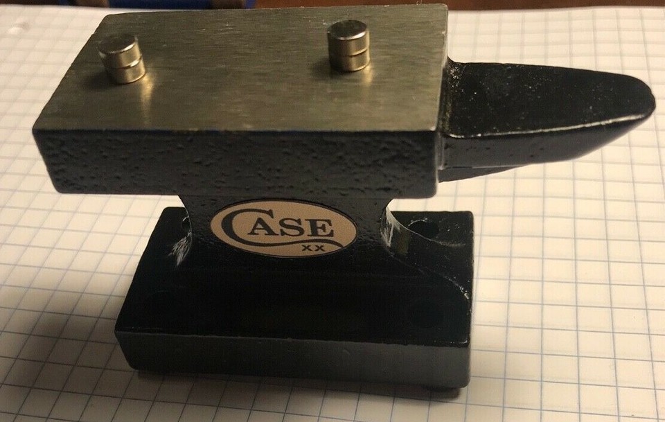 Black Anvil Knife Display Case Stand with Magnets ***Knife NOT included ...