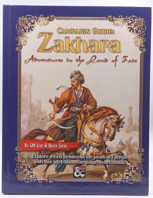 Zakhara Campaign Guide D&D 5e GM Lent, Brock Sayre DM Guild | eBay