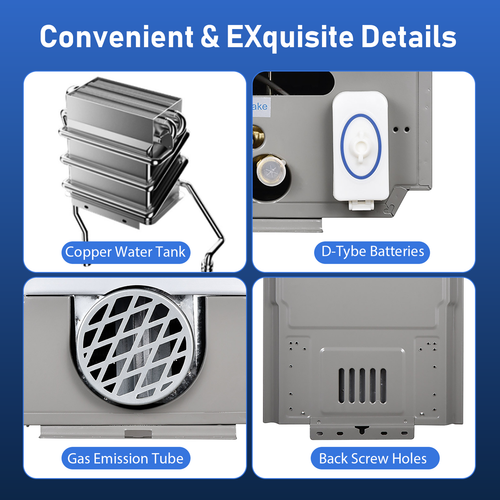 12L Portable Instant Gas Hot Water Heater LPG Camp Shower Boiler ...