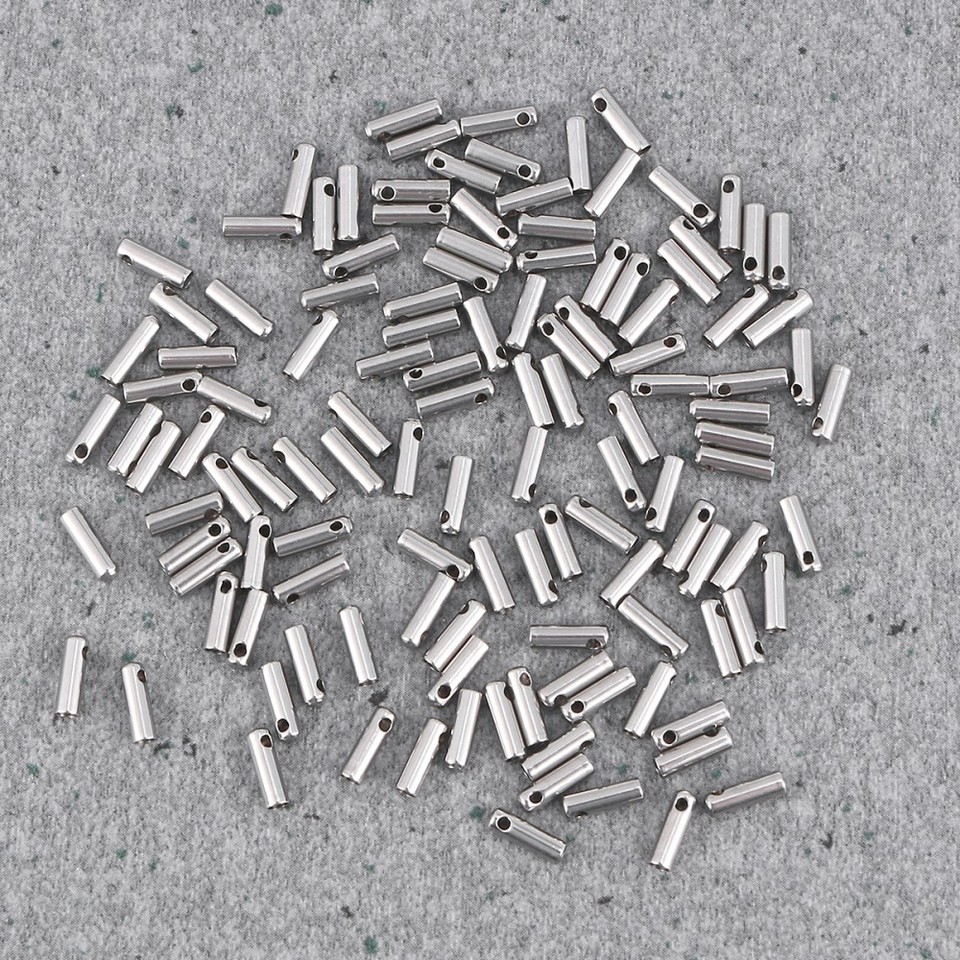 100 Pcs Snake Head Buckle Accessories Terminators End Tip Bead Caps | eBay