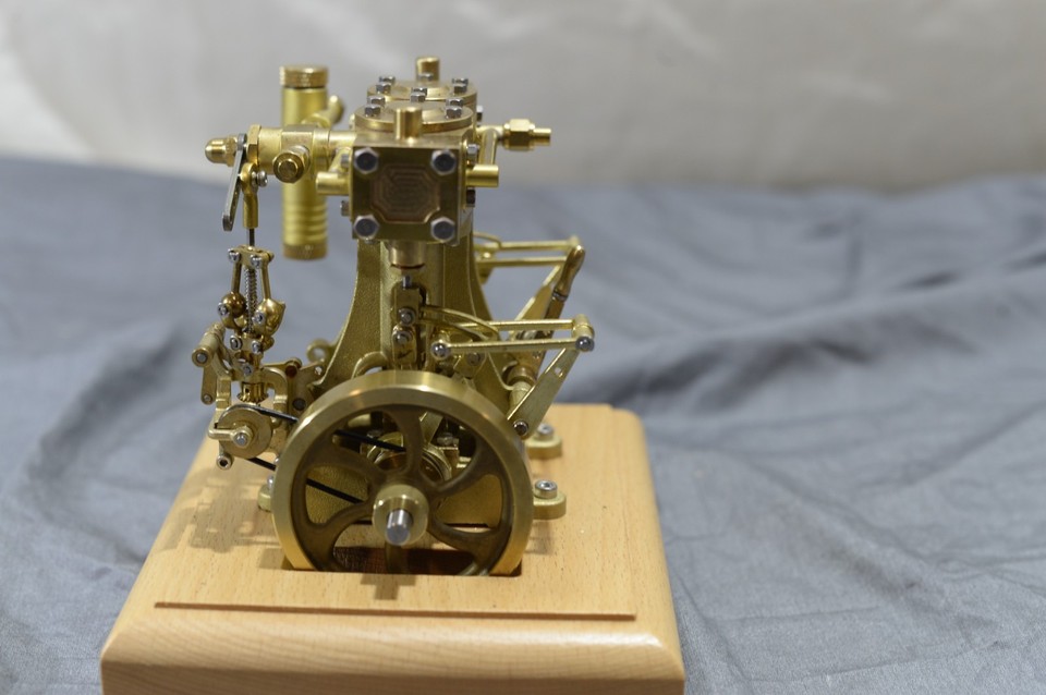 Mini M30 Vertical Double-cylinder Steam Engine with Reverse & Speed ...