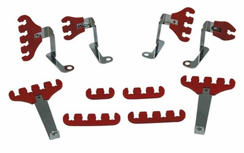 Moroso 72131 Ignition Spark Plug Wire Loom Separators kit RED Small ...