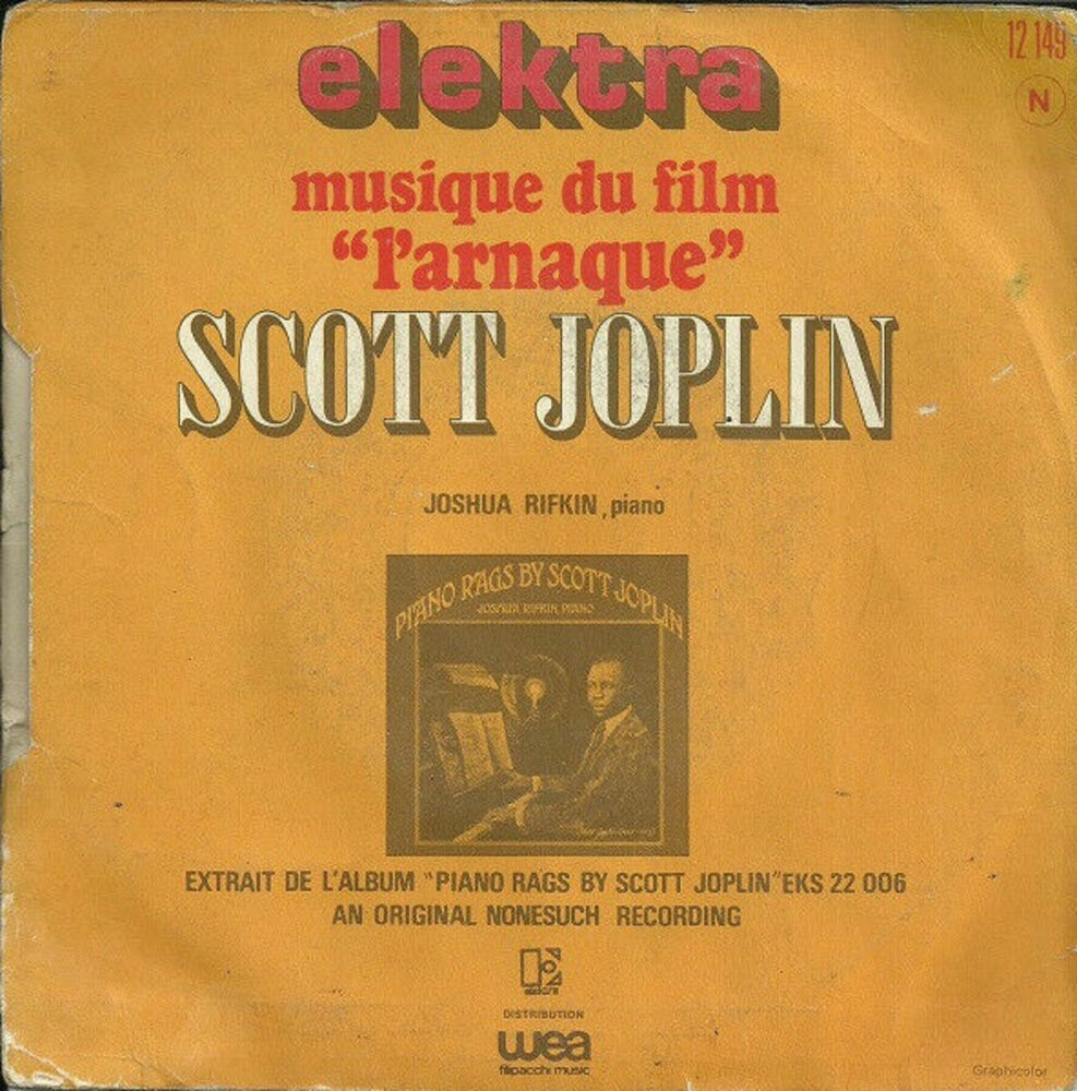 Music Du Film " L'Arnaque " Scott Joplin/Joshua Rifkin Bon Condition | eBay