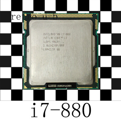 Intel Core i7-880 Quad Core 3.06GHz 8MB LGA1156 95W SLBPS CPU ...