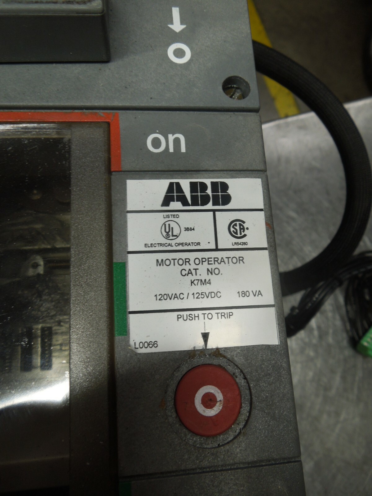 ABB SACE S7H 1200A 3P 600V Circuit Breaker PR211 Trip w/LI & K7M4 Motor ...