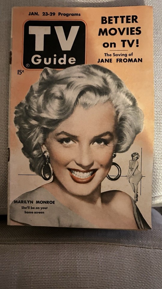 TV Guide 1950 Two Very Rare Guide Marilyn Monroe | eBay