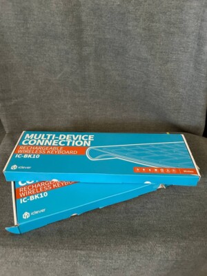 iclever IC-BK10(HB193) Bluetooth Keyboard Preowned. No Box Or Cords ...