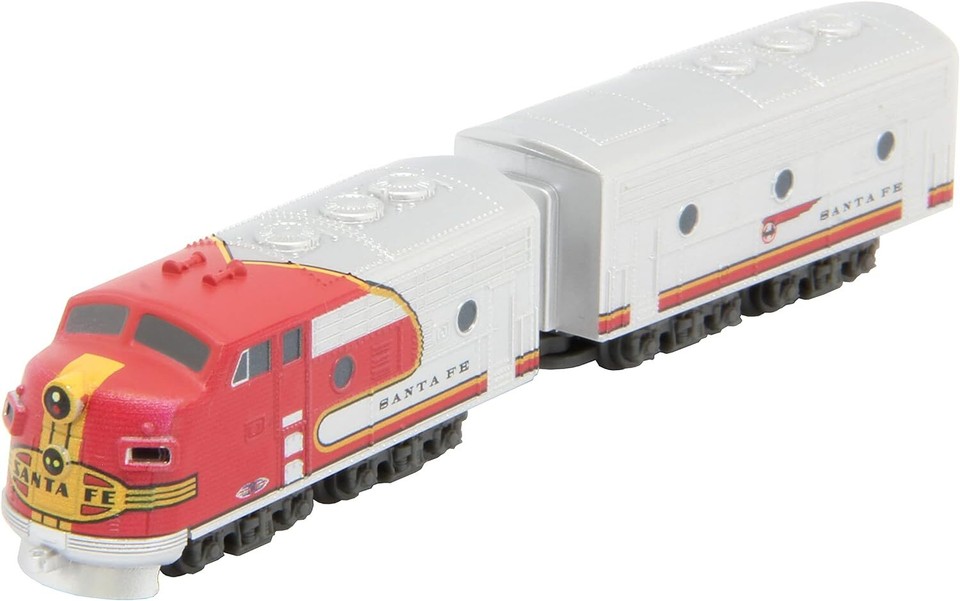 Rokuhan ST012-1 Z Gauge Z Shorty EMD F7 ATSF Model Train Diesel ...