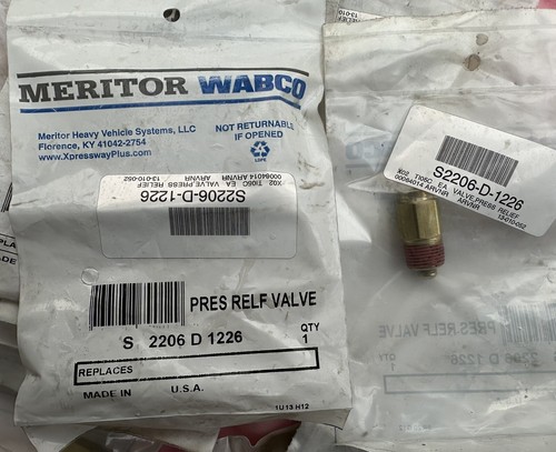 MERITOR WABCO AIR DRYER PRESSURE RELIEF VALVE S2206D1226 brakes truck ...