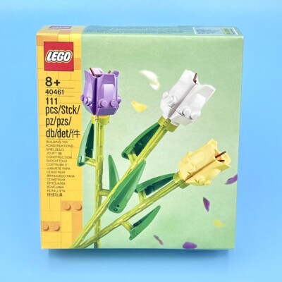 LEGO Creator Botanical Collection Tulips Flowers 40461 Home Decoration ...