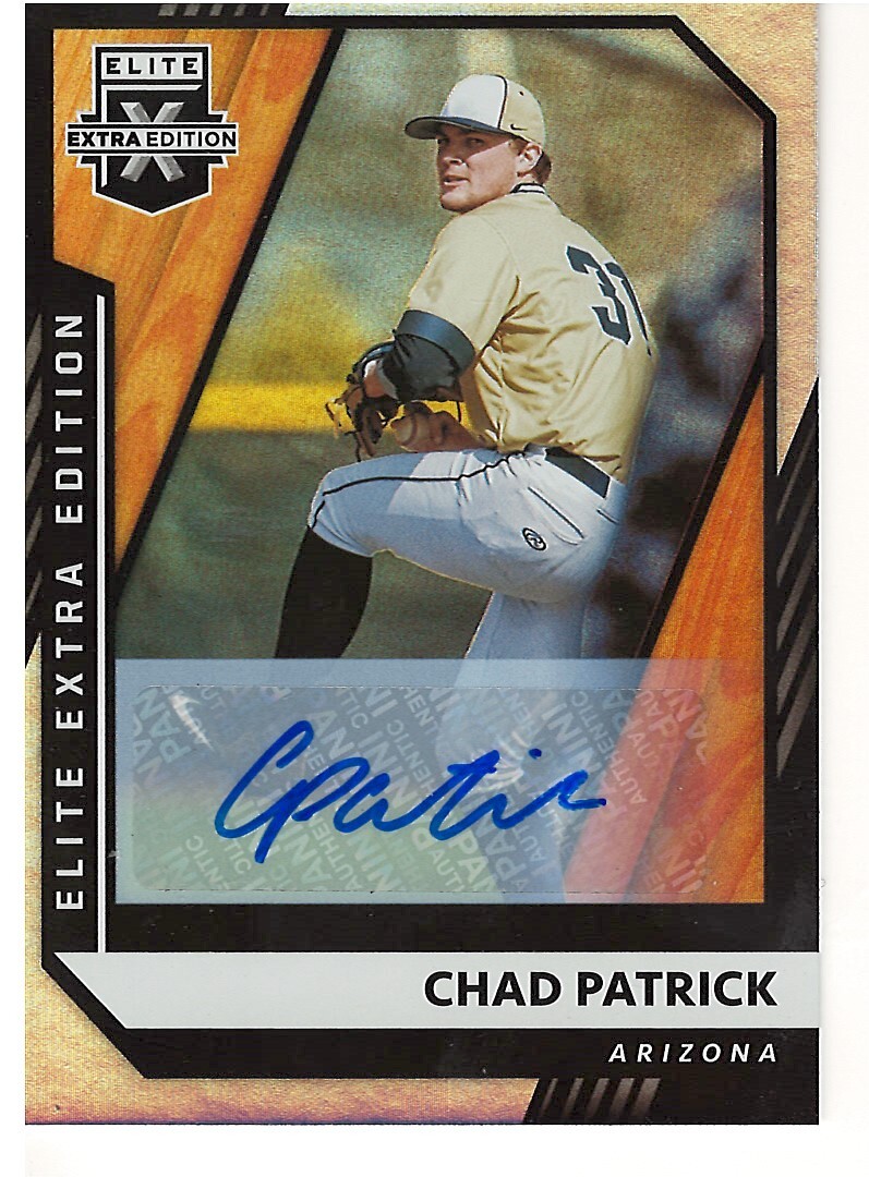 CHAD PATRICK ARIZONA DIAMONDBACKS 2021 PANINI ELITE EXTRA EDITION ...