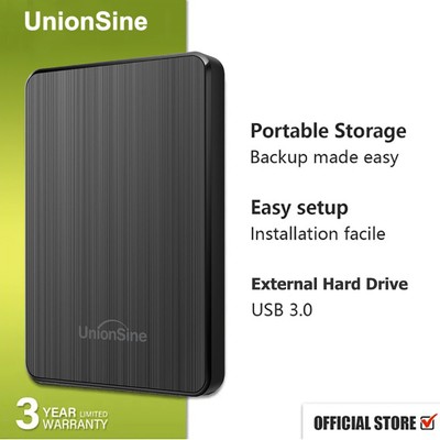 External Hard Drive 500GB 1TB USB Storage Device for Gaming, Files ...