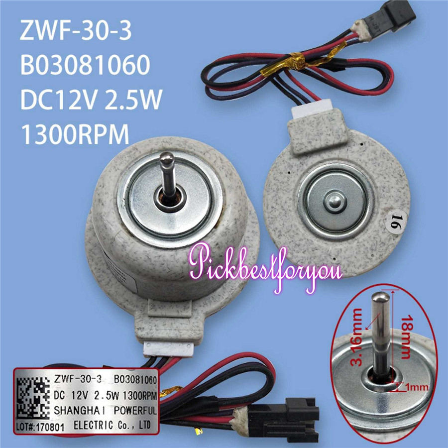 ZWF-30-3 B03081060 DC12V 2.5W for Ronshen Samsung refrigerator fan # ...