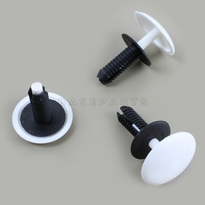 10x Universel Clips de Fixation pour Aménagement Intérieur en Blanc ...