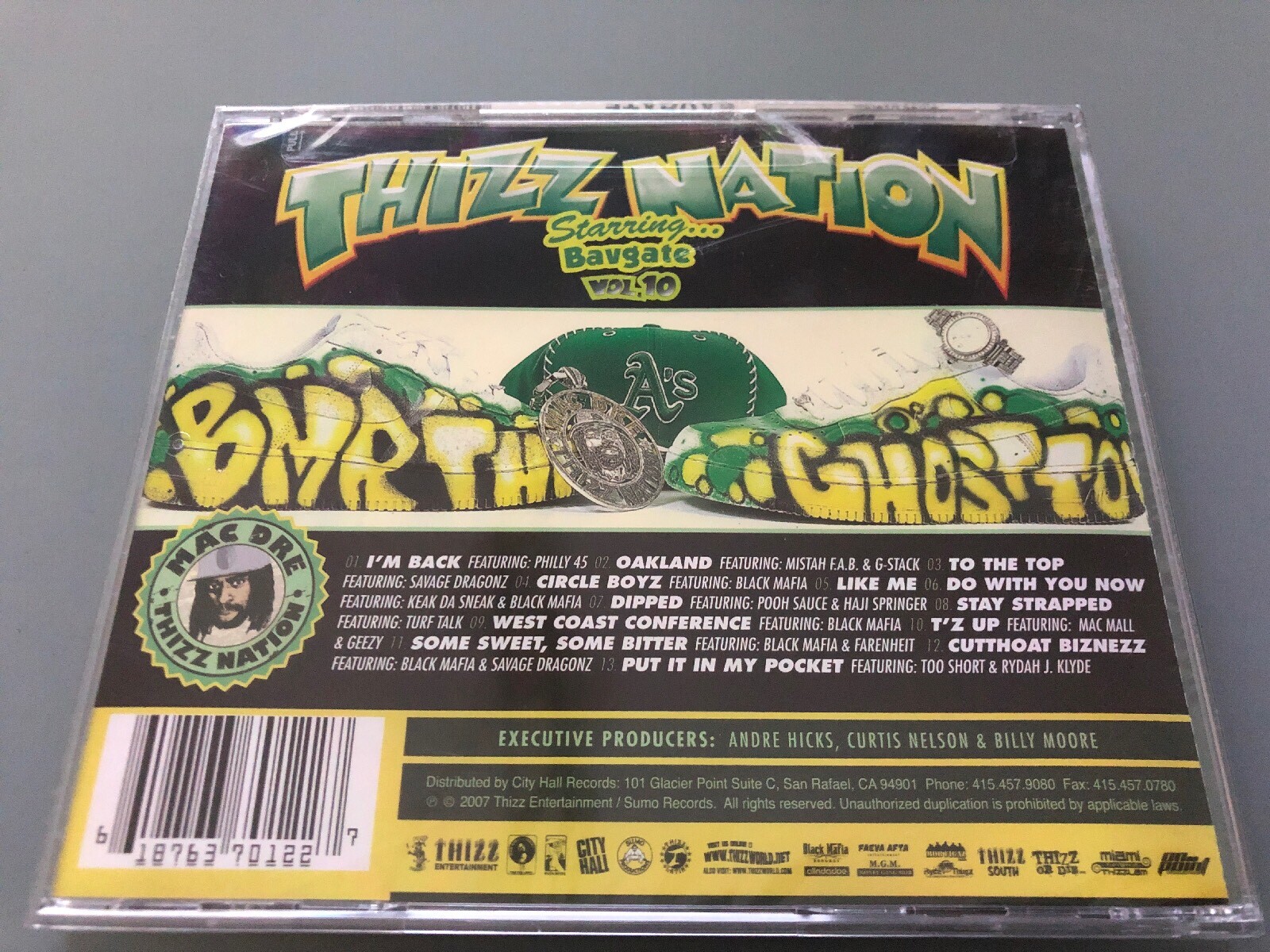 CD: MAC DRE - Thizz Nation Vol.10 (2007 Thizz Ent.)Sealed Cali Rap G ...