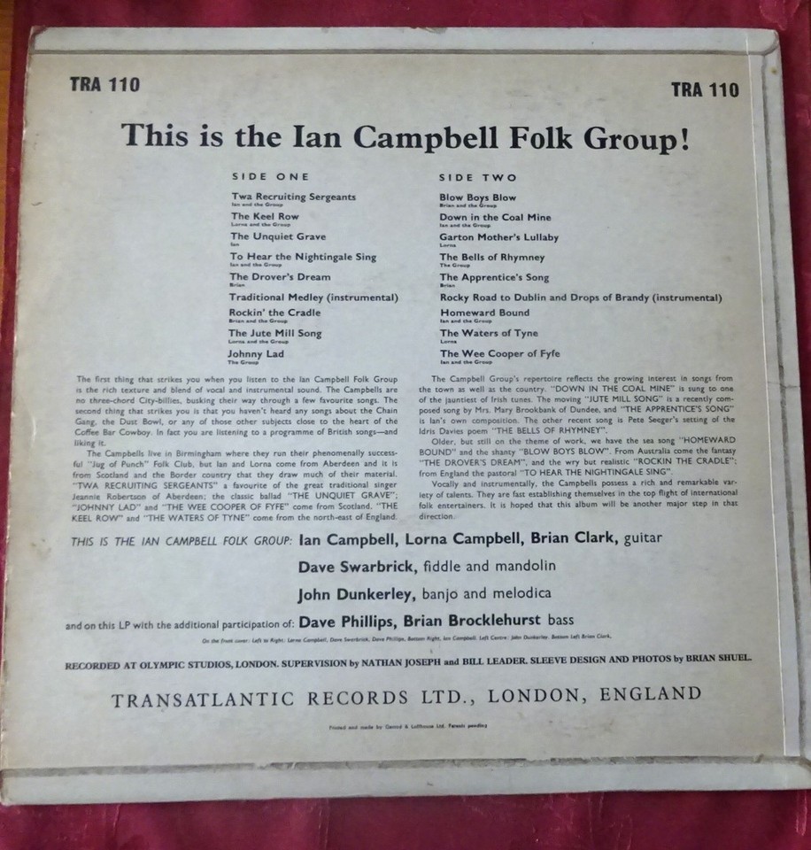 IAN CAMPBELL FOLK GROUP--THIS IS THE IAN CAMPBELL FOLK GROUP-12"VINYL LP-V/G+ | eBay UK