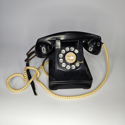 1940s Black Western Electric Bell System Model 302 Rotary Dial Desk ...