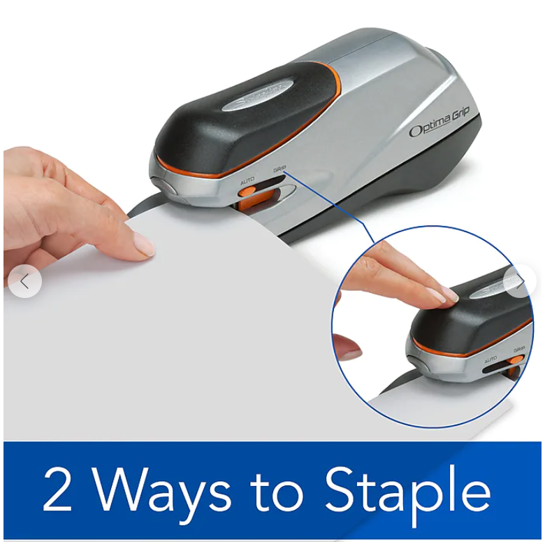 New Swingline Optima Grip Electric Stapler, 20 Sheet Capacity, Silver ...