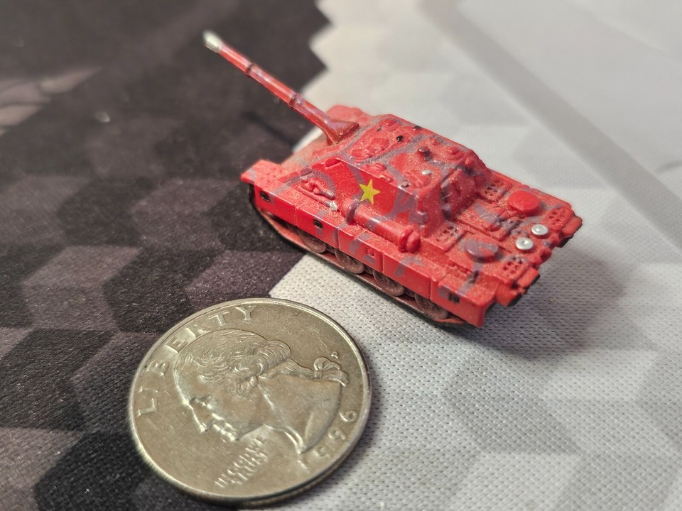 Micro Machines WWII German JAGDPANTHER V Tank Red Camo | eBay
