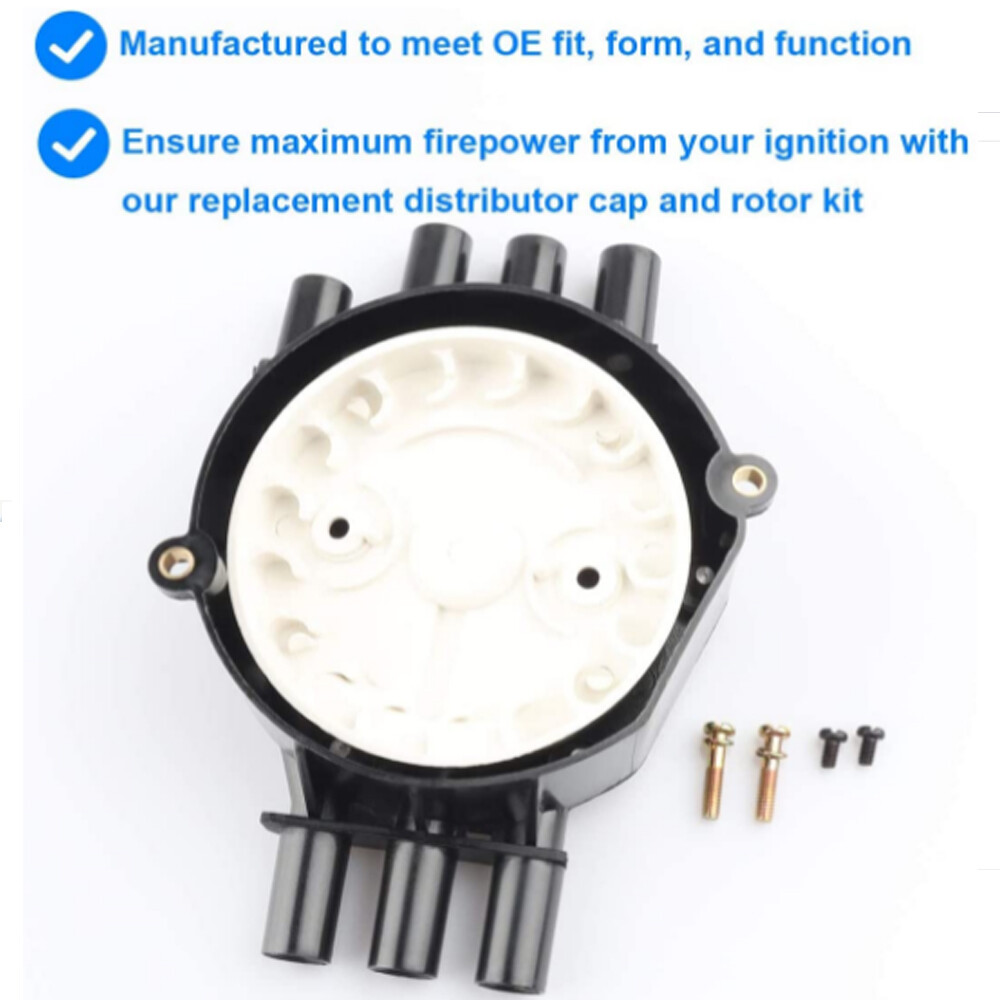 Cap And Rotor Kit Ignition Distributor Compatible With Chevy GMC ...