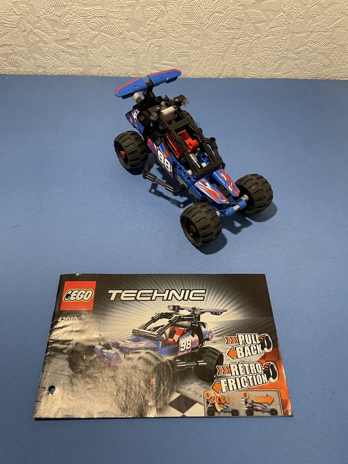 LEGO 42010 Technic Action Race Buggy mit Rückzugsmotor mit Bauanleitung ...