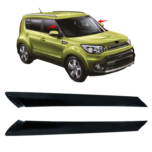 2x.Exterior.Molding.Garnish Windshield Trim For 2014-2019 Kia Soul ...