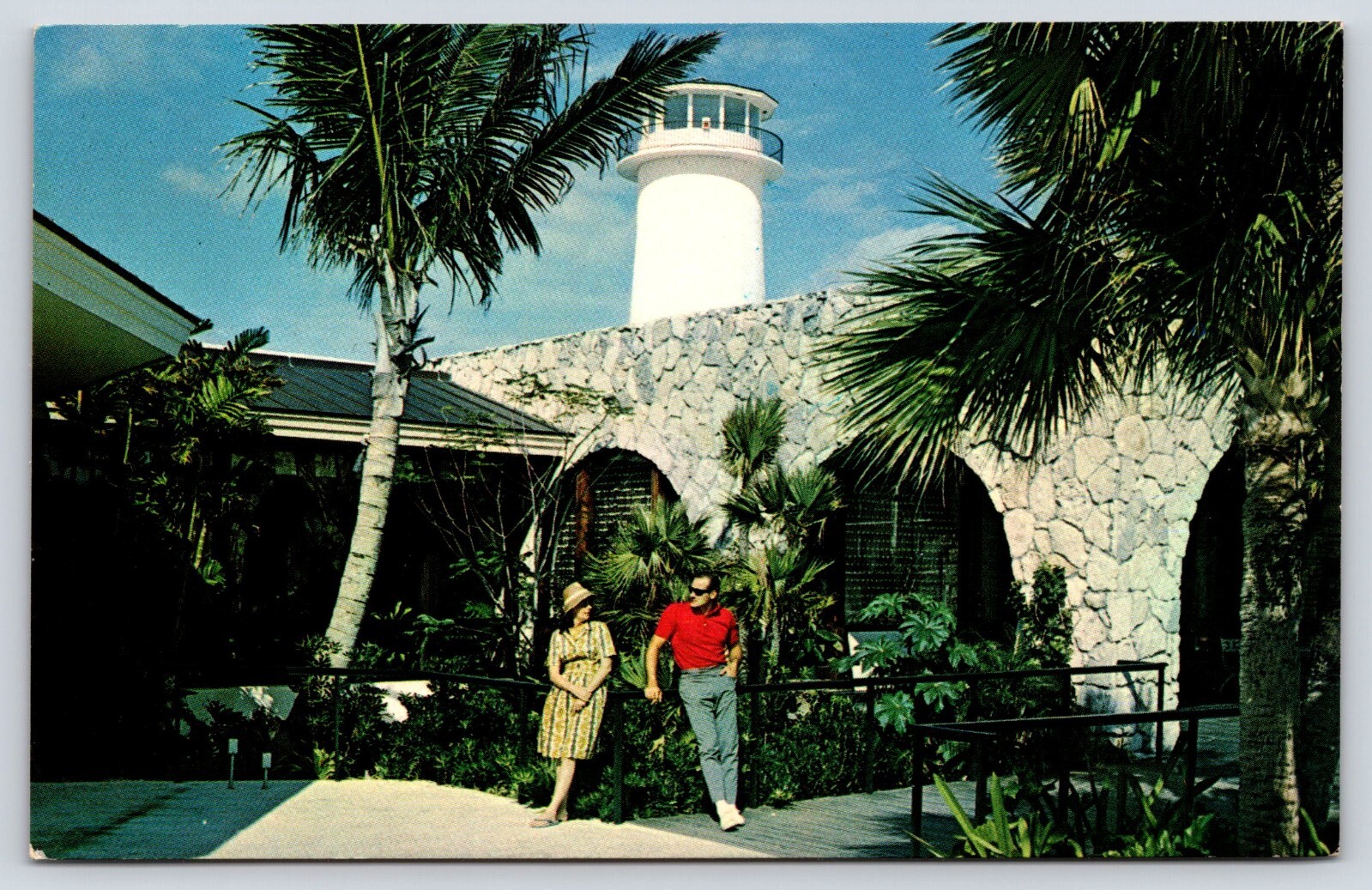 Vintage Postcard The Bahama Islands Lucayan Beach Hotel Freeport | eBay