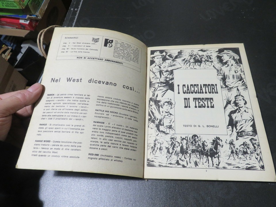 Bande Dessinée Tex Trois Étoiles N°158 - les Chasseurs Di Têtes - L.350 ...